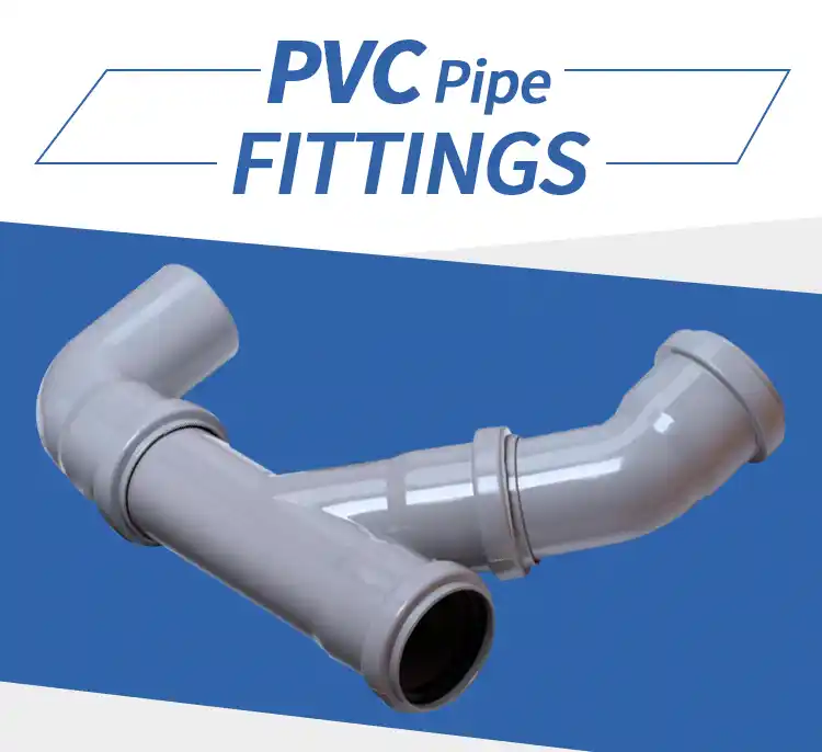 UPVC water pipe fittings indoor sewer system for India - Haili pipe